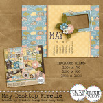 May Desktop Freebie - Trixie Scraps Designs